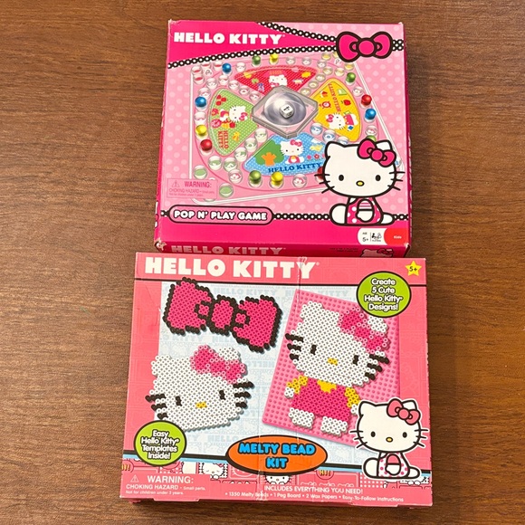 Hello Kitty | Toys | Hello Kitty Pop N Play Game And Melty Bead Kit ...